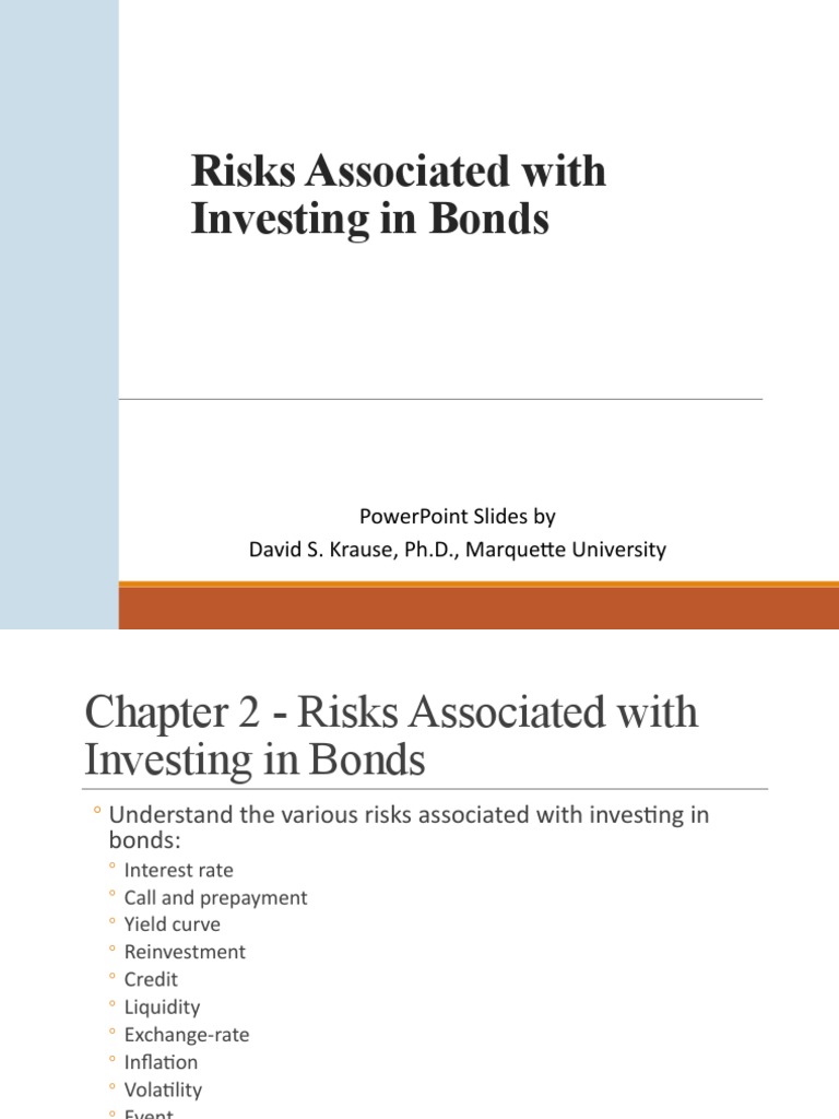 Risks Associated With Investing in Bonds | PDF | Bond Credit Rating ...