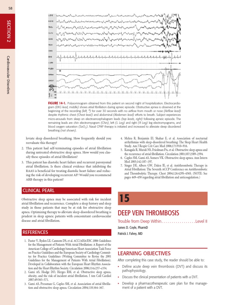 DVT Case | PDF | Dose (Biochemistry) | Chemistry