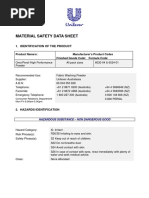 Bref - Fresh Boost - SDS | PDF | Dangerous Goods | Toxicity