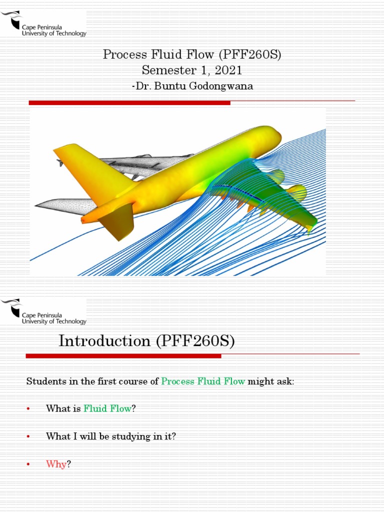 Process Fluid Flow (Slide Show 1) | PDF | Fluid Mechanics | Fluid Dynamics