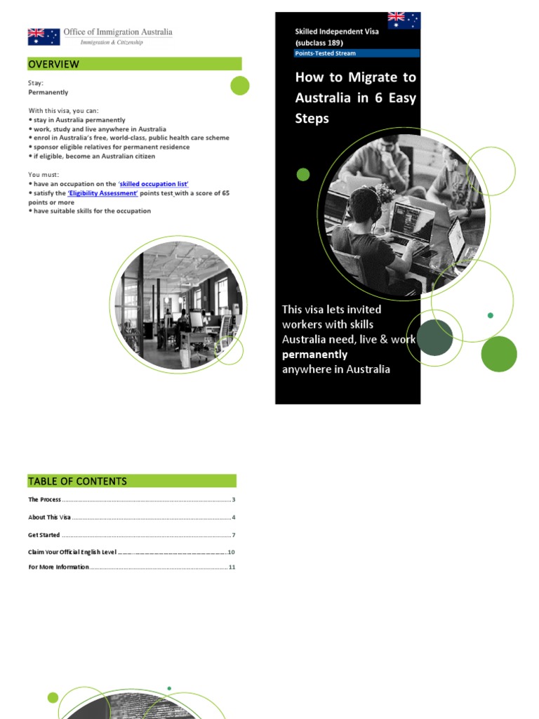 How To Migrate To Australia in 6 Easy Steps | PDF | Travel Visa ...