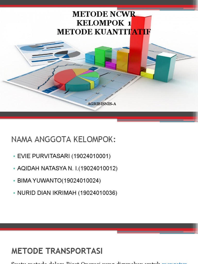 Kelompok 1 Metode Kuantitatif Materi Metode NWCR | PDF