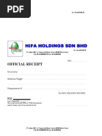Official Receipt Template Malaysia | PDF