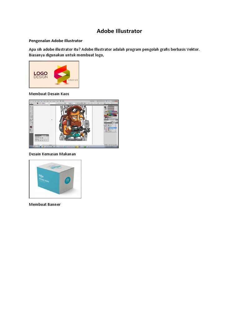 Panduan Dasar Adobe Illustrator | PDF