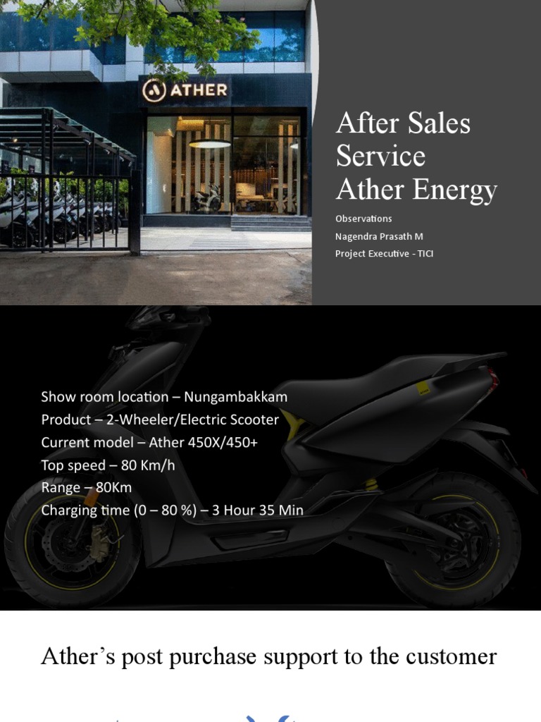 After Sales Service - ATHER | PDF | Manufactured Goods | Motor Vehicle