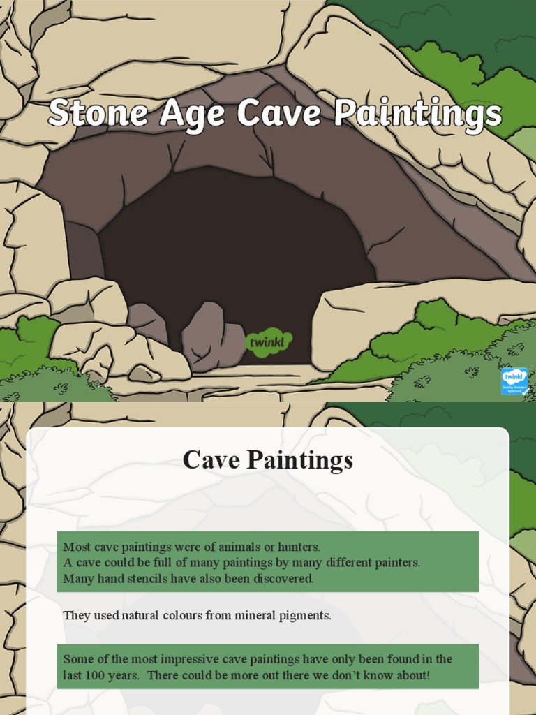 Stone Age Cave Painting Photo PowerPoint | PDF | Cave | Paintings