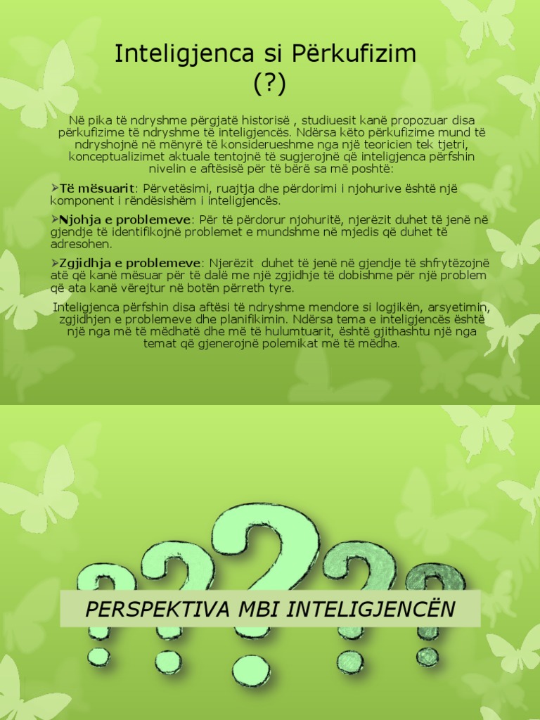 Inteligjenca | PDF