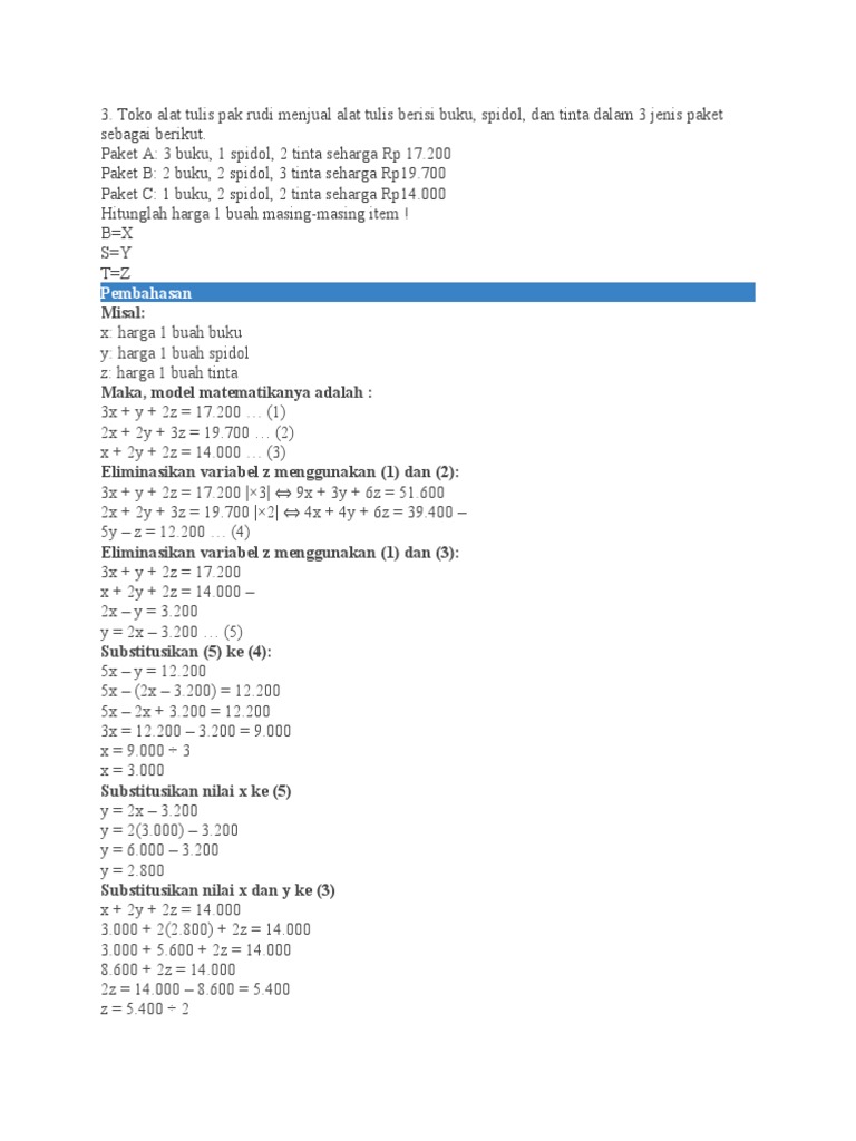 Linear 3 | PDF | Metode & Bahan Ajar | Griya & Taman