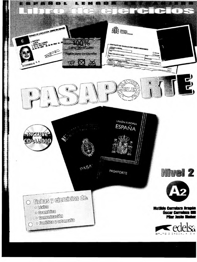 Pasaporte Nivel A2 Libro de Ejercicios | PDF | Arte abstracto | Pinturas