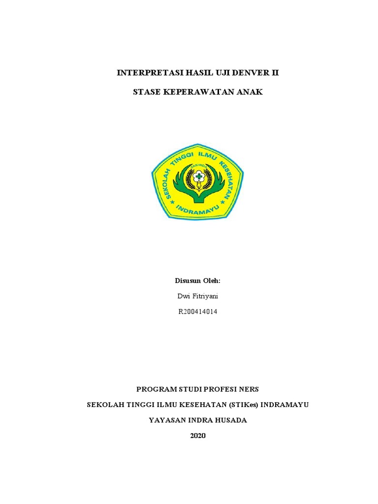 Interpretasi Hasil Uji Denver II Anak | PDF