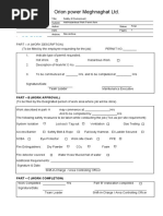 Fire Impairment Permit Unit: Department:: Page: X of Y W.P.No. FI ...