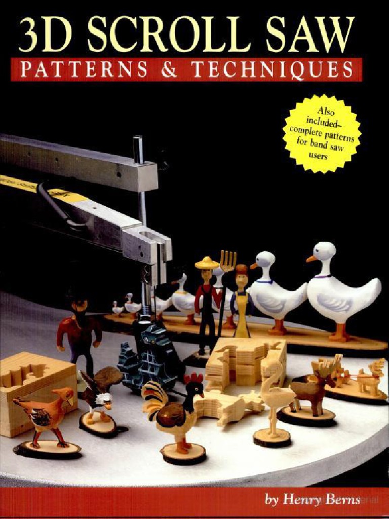 3D Scroll Saw Patterns & Techniques (PDFDrive) | PDF