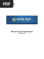 Microsoft Azure AZ 900 Notes | PDF | Cloud Computing | Microsoft Azure