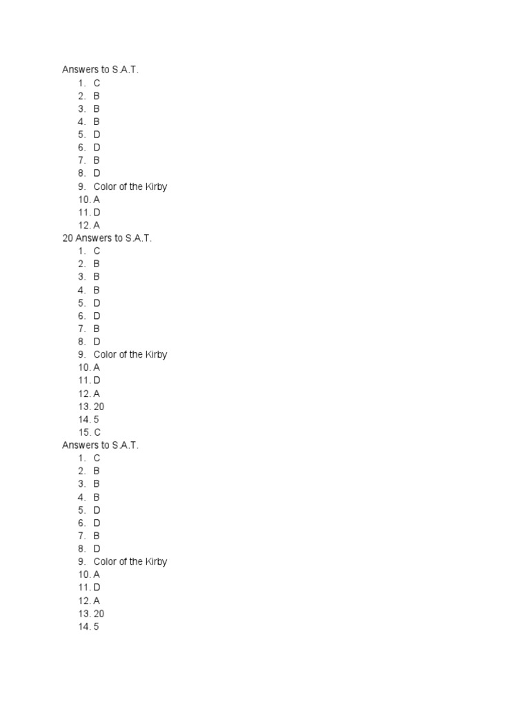 Answer Key | PDF | Scribd | Websites