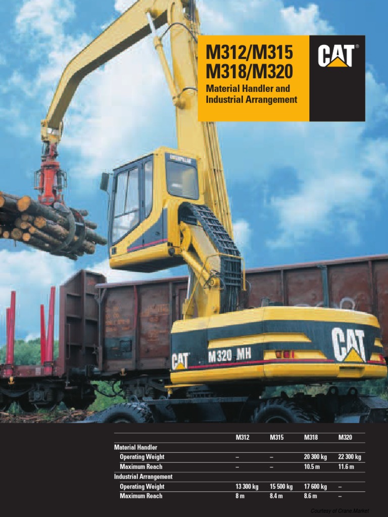 Cat M320 MH | PDF | Crane (Machine) | Horsepower