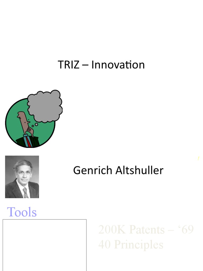 TRIZ - Innovation | PDF | Nature