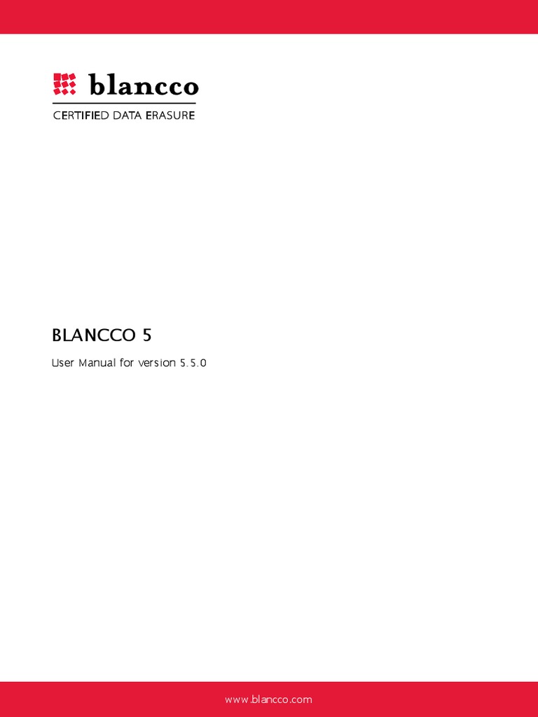 Blancco 5 Manual | Download Free PDF | Bios | Booting