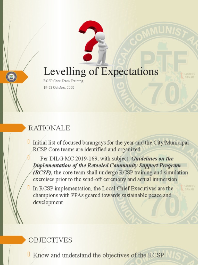 Leveling of Expectations | PDF