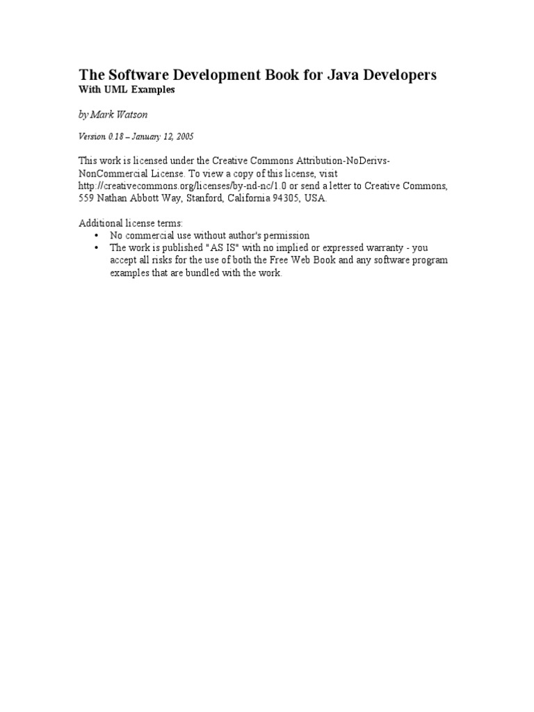 The Software Development Book | PDF | Use Case | Class (Computer ...