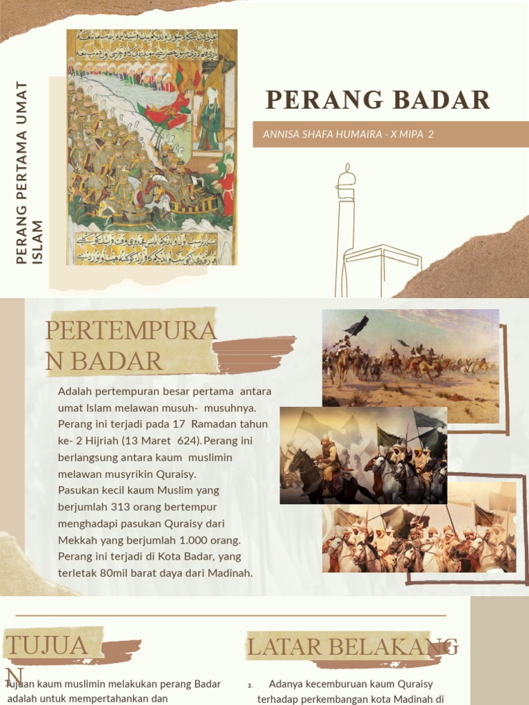 Perang Badar | PDF | Perjalanan | Sejarah