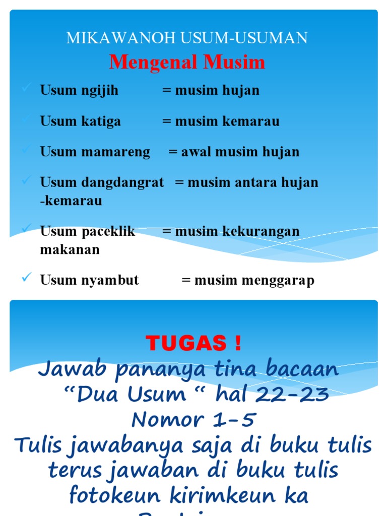 Mikawanoh Usum-Usuman | PDF