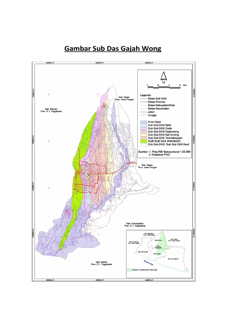 Gambar Sub Das Gajah Wong | PDF