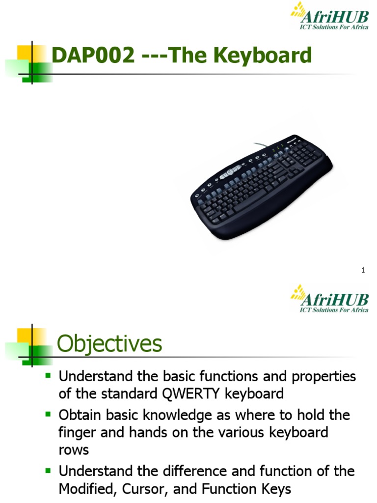 Module 102 - Keyboard | PDF | Computer Keyboard | Writing