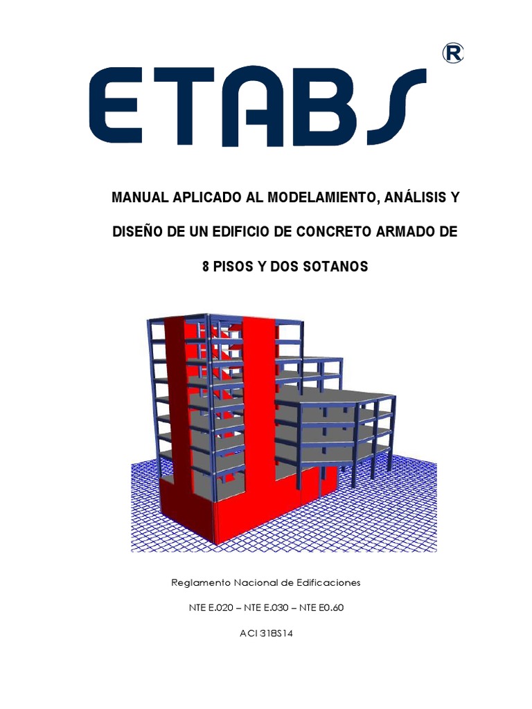 Manual Etabs (Edificacion 8 Pisos + Sotanos) | PDF | Concreto reforzado | Hormigón