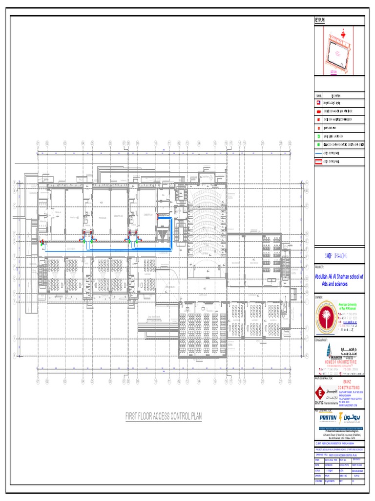 First Floor Access Control Plan | PDF | Building Materials | Building ...