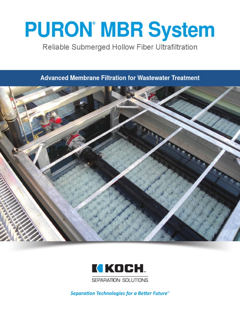 Puron MBR System | PDF | Membrane | Water Treatment