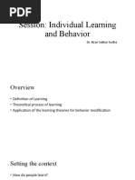 RBT Module Training | PDF | Classical Conditioning | Reinforcement