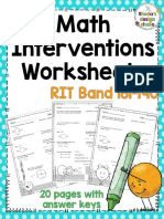 Math U See Placement Test | PDF | Circle | Length
