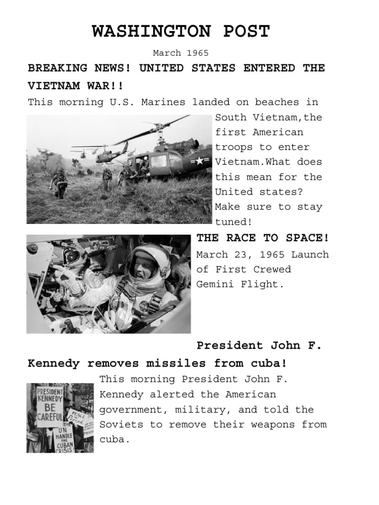 WASHINGTON POST Newspaper | PDF