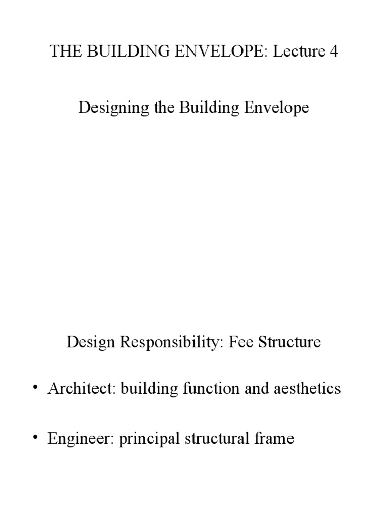 LSU Building Envelope Lecture 4 - Design 10-03 | PDF | Wound | Wind Tunnel