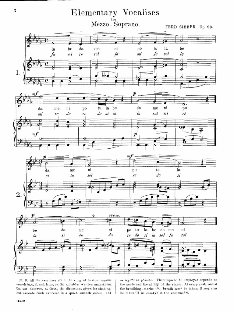 Ferdinand Sieber Opus 93 18 Pages PDF