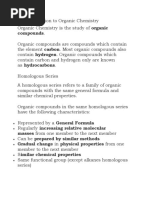 IGCSE 0620 Organic Chemistry Complete Notes | PDF