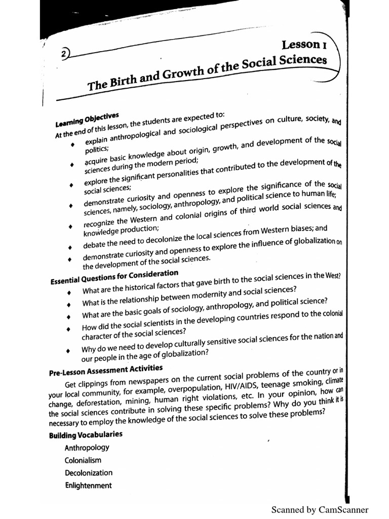 History of Social Sciences | PDF