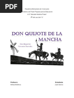 Prueba Libro: Don Quijote | PDF | Don Quijote | Personas