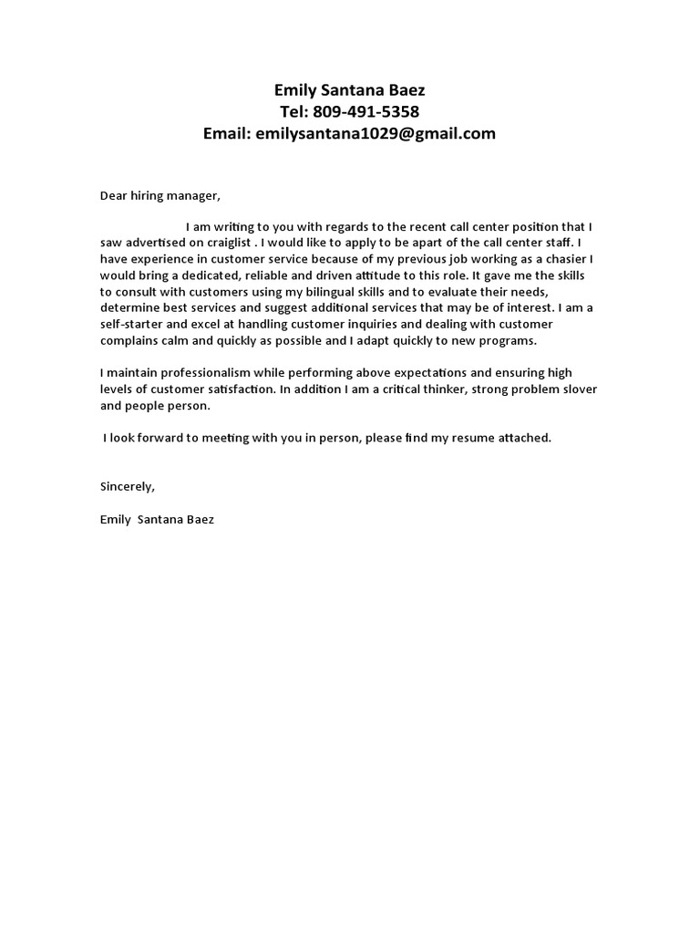 Emily Santana Baez Tel: 809-491-5358 | PDF | Self-Improvement