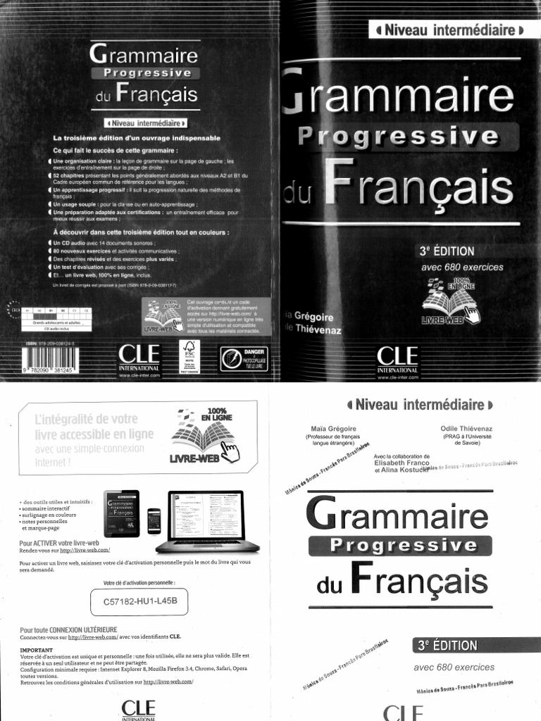 Grammaire Progressive Intermediaire | PDF