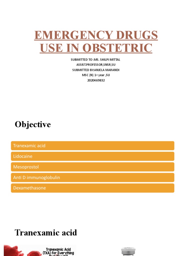 OBG Drugs | PDF | Rtt | Medical Specialties