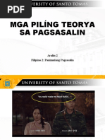 Mga Teorya at Metodo Sa Pagsasalin | PDF
