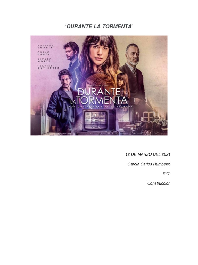 Durante La Tormenta | PDF