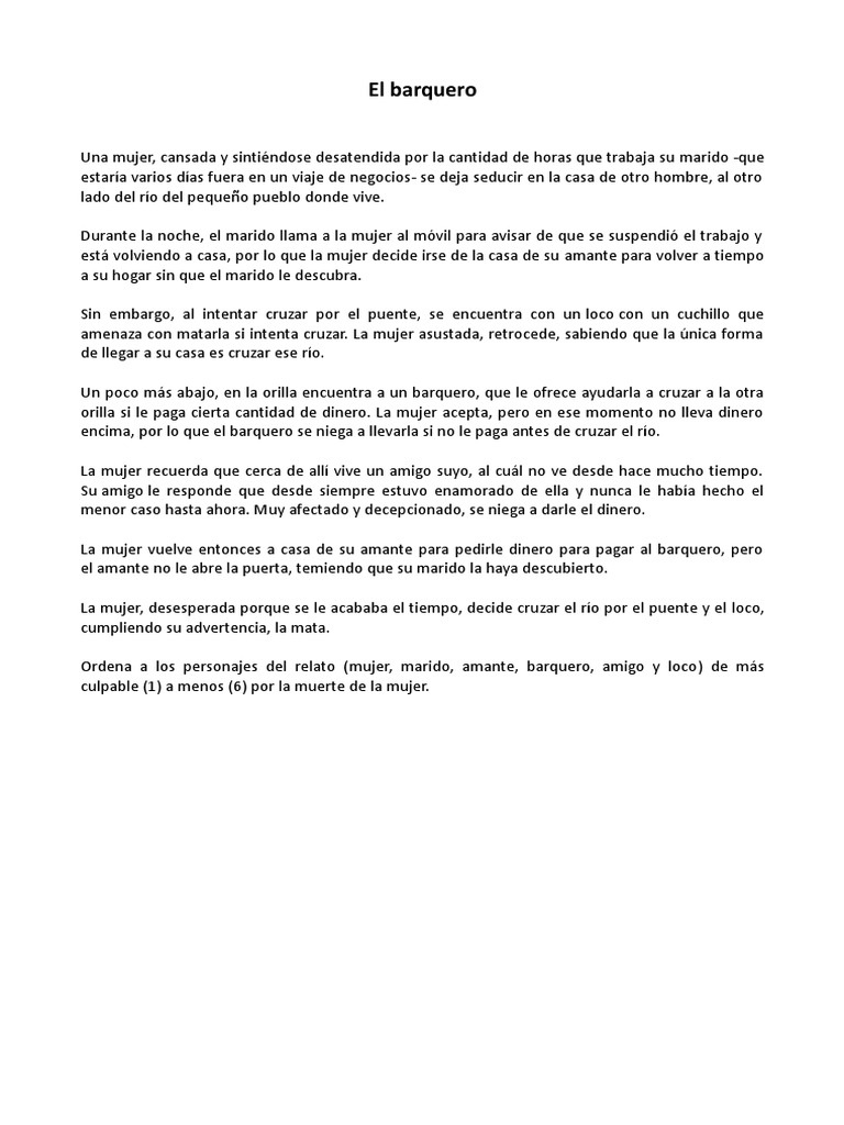 El Barquero | PDF