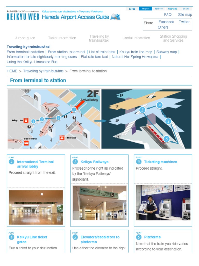 Haneda Airport Access Guide | PDF | Tokyo | Fare