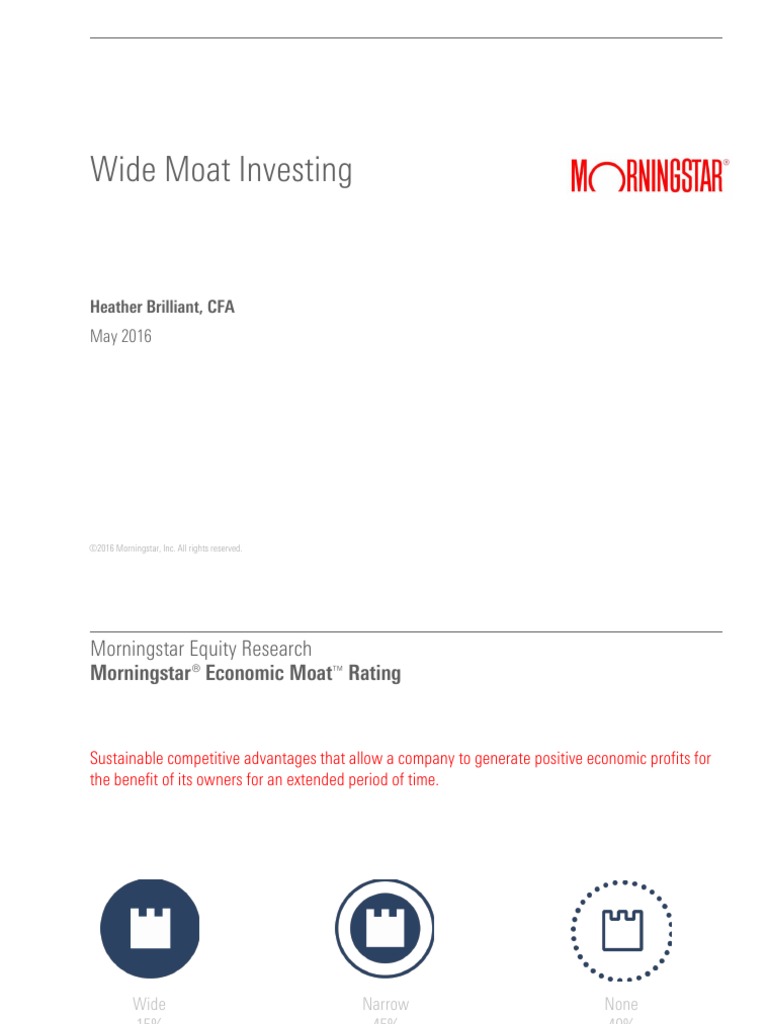 Wide Moat Investing - CFA Cleveland May 2016 | PDF | Share Repurchase ...