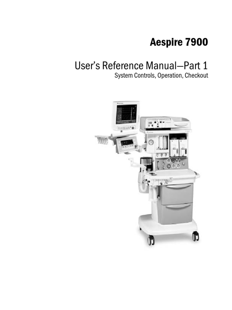 Aespire 7900 User Manual | PDF | Breathing | Menu (Computing)