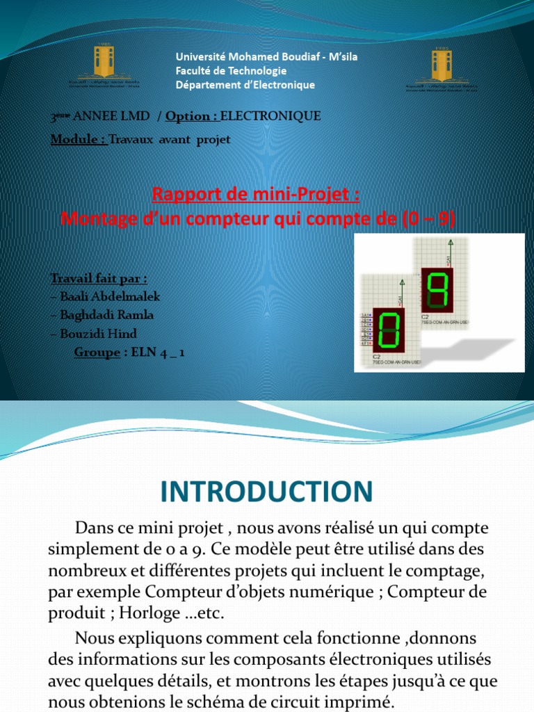 Rapport de Mini-Projet | PDF