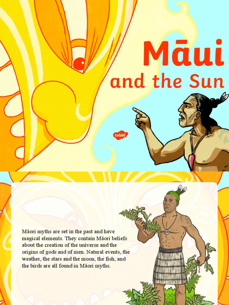 Māui Tames the Sun: A Māori Myth | PDF | Mythology