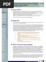 Maynard Operation Sequence Technique (MOST) | PDF | Computing And Information Technology